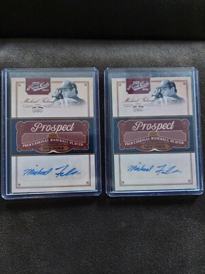 2 X Michael Fulmer 2011 Panini Prime Cuts Signatures Autograph /299 Red ...