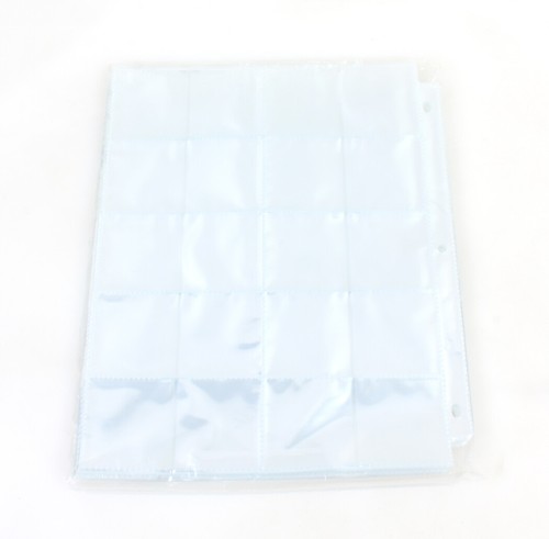 2X2 - 20B 25 35MM SLIDE PAGES ARCHIVAL STORAGE SHEETS FOR 20 SLIDES | eBay