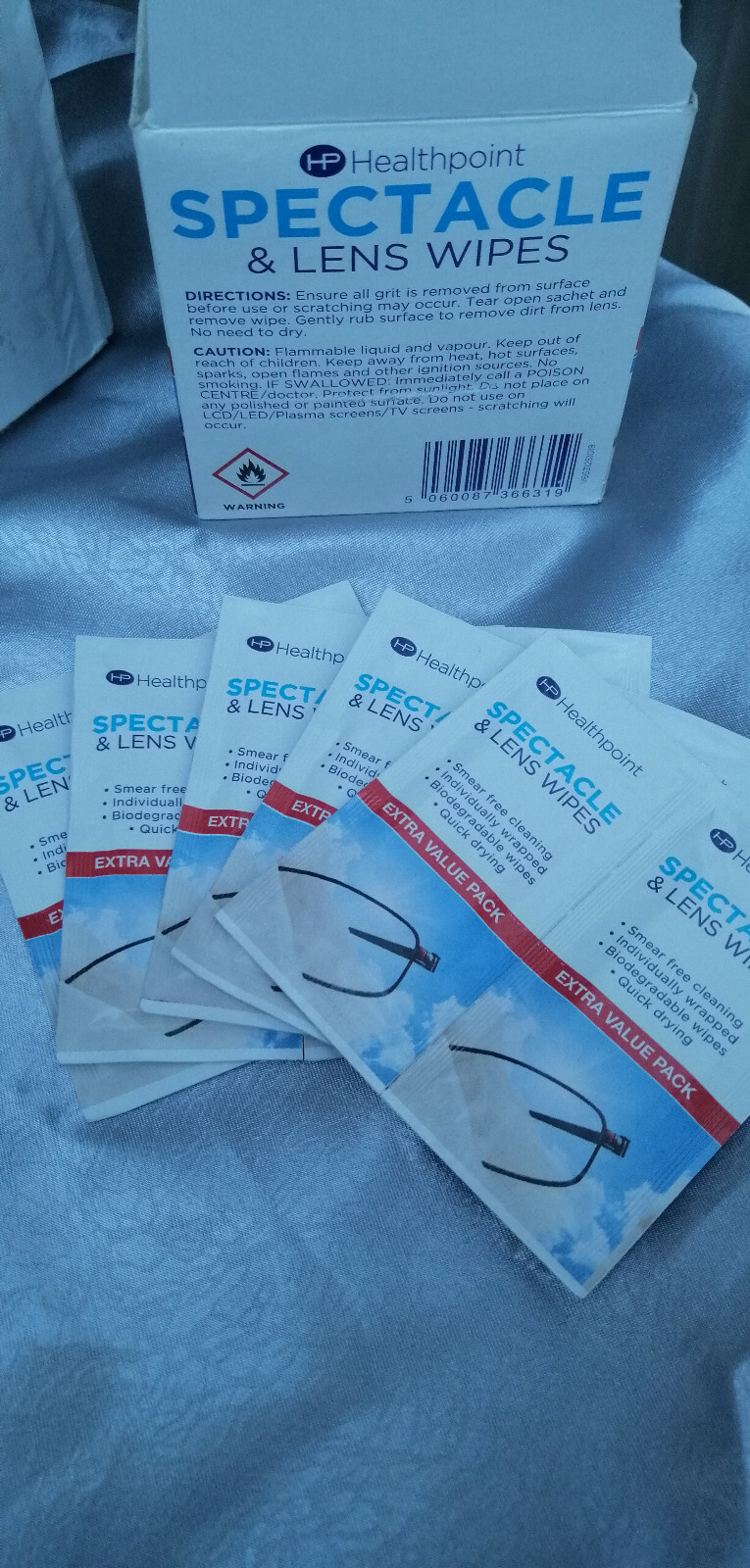 Healthpoint Spectacle and Lens cleaning Wipes Glasses Smear Free 2 to ...