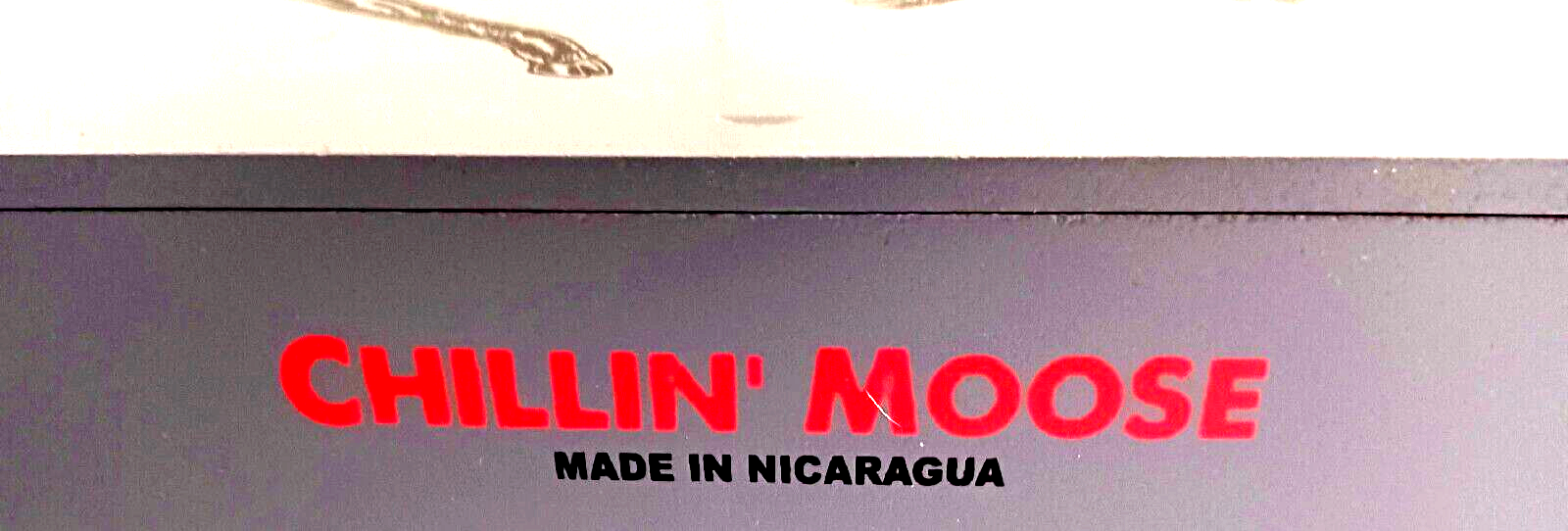 "Chillin Moose" Red Eye "Chillin Moose" Wooden Cigar Box Pretty Rare ...