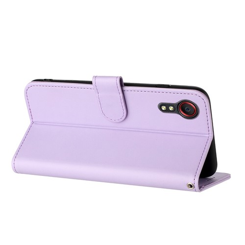 For Samsung M54 X Cover 6 Pro 5 4 Embossed Leather Flip Holder Wallet ...