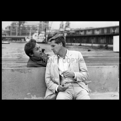 Photo F.015453 YVES RENIER & EDWARD MEEKS (LES GLOBE-TROTTERS) 1966 TV ...