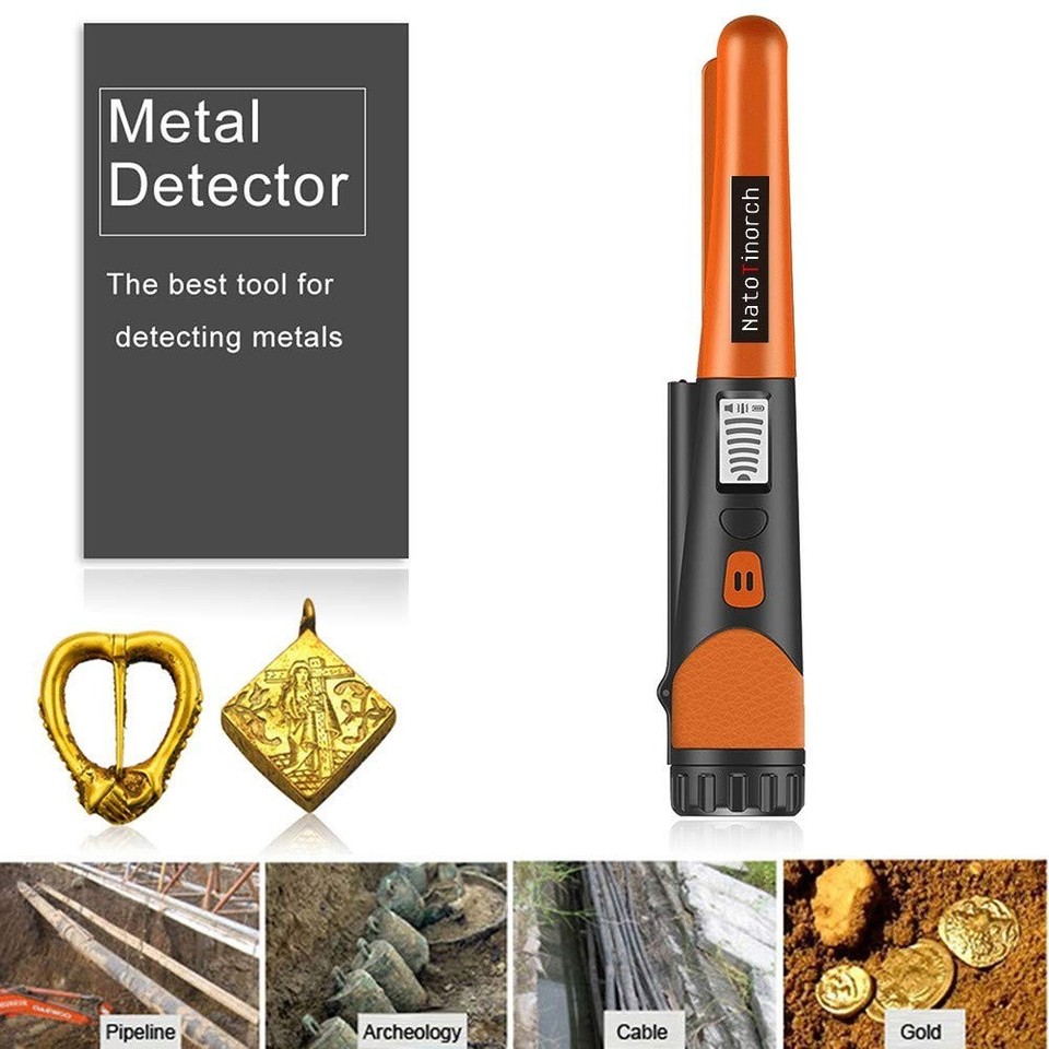 Hand Metal Detector, High Sensitivity Metal Detector with LCD Display ...
