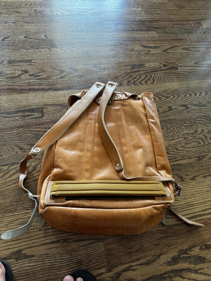 Beckmann Norwegian Day Pack Backpack Norway Vintage Brown Leather ...