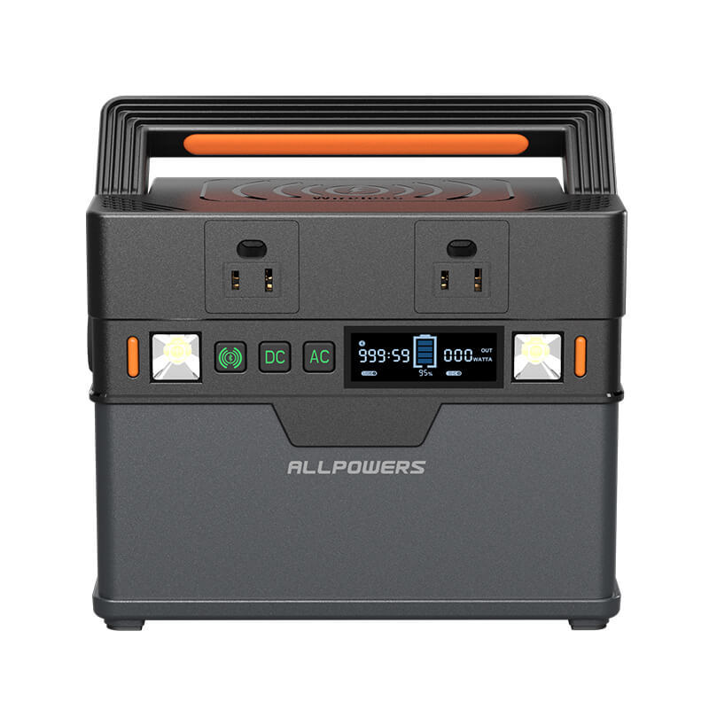 ALLPOWER Portable Power Station 300W Solar Generator For Home Use ...