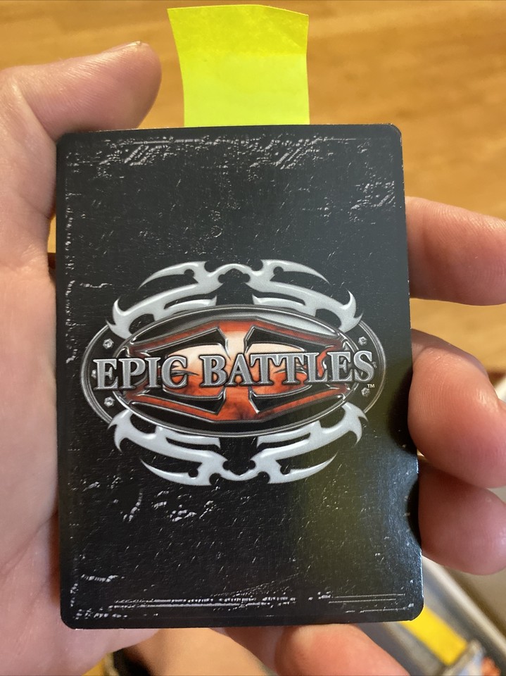 Epic Battles Trading Card Street Fighter - Leaping Kick -High Attack ...