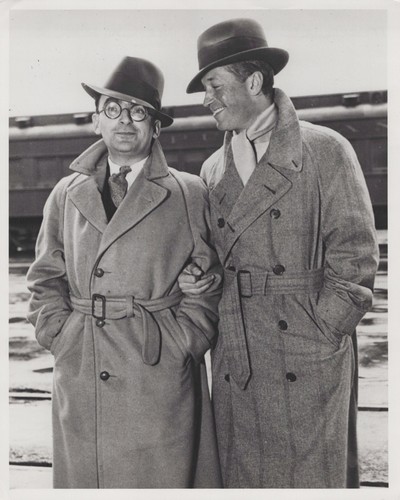 Marcel Achard + Maurice Chevalier (1960s) 🎬⭐ Original Vintage Photo K ...