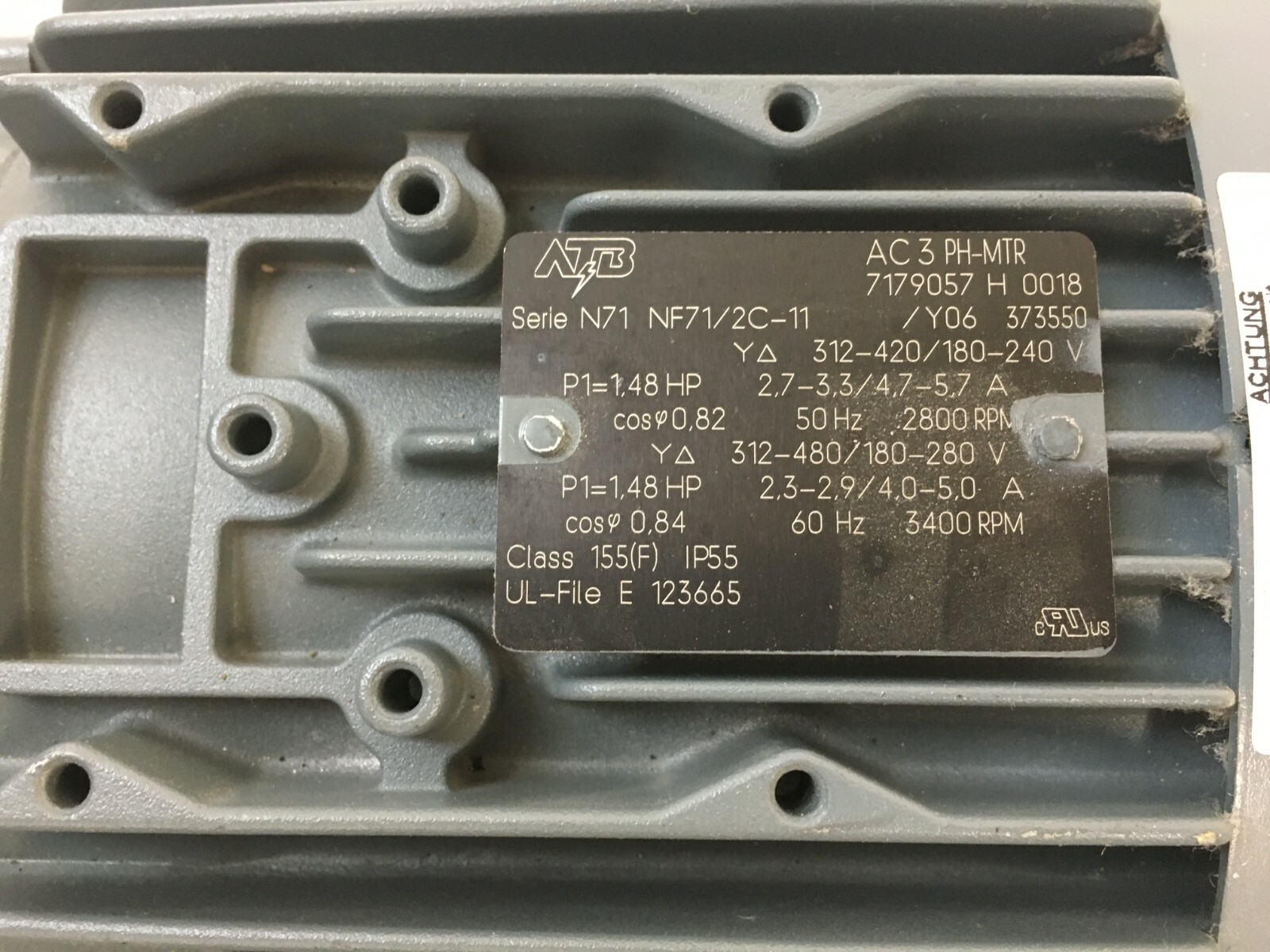 ATB N71/2C-11 MOTOR | eBay