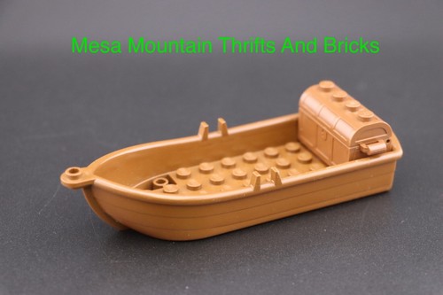 LEGO® Brown Row Boat With Oarlocks & Brown Treasure Chest Pirates Life ...
