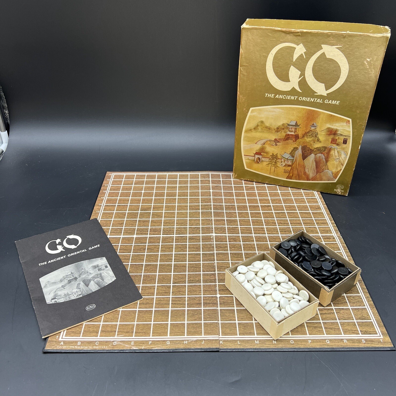GO The Ancient Oriental Game Vintage 1974 Board Game Reiss Made in USA ...