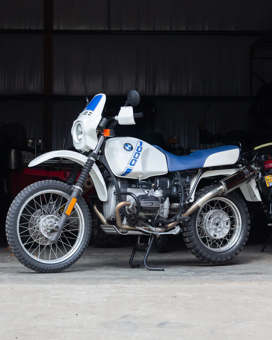 BMW Airhead R80GS R100GS Custom Exhaust | eBay