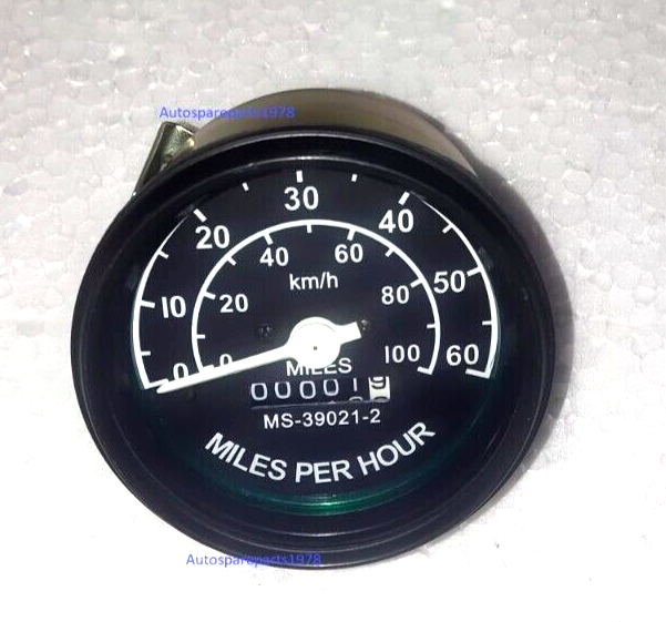 JEEP Willys Speedometer Gauge fits 1946-66 CJ-2A, 3A, 3B,M38, M38A1 ...