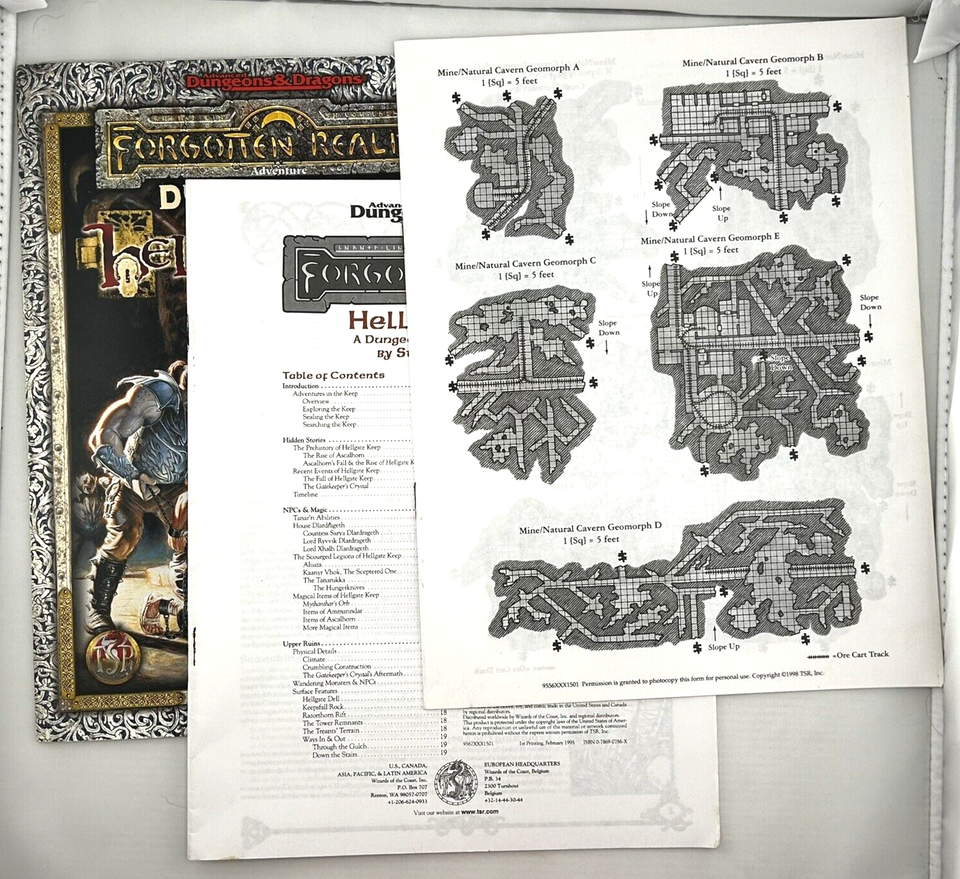 Advanced Dungeons & Dragons -Forgotten Realms -Dungeon Crawl: Hellgate ...