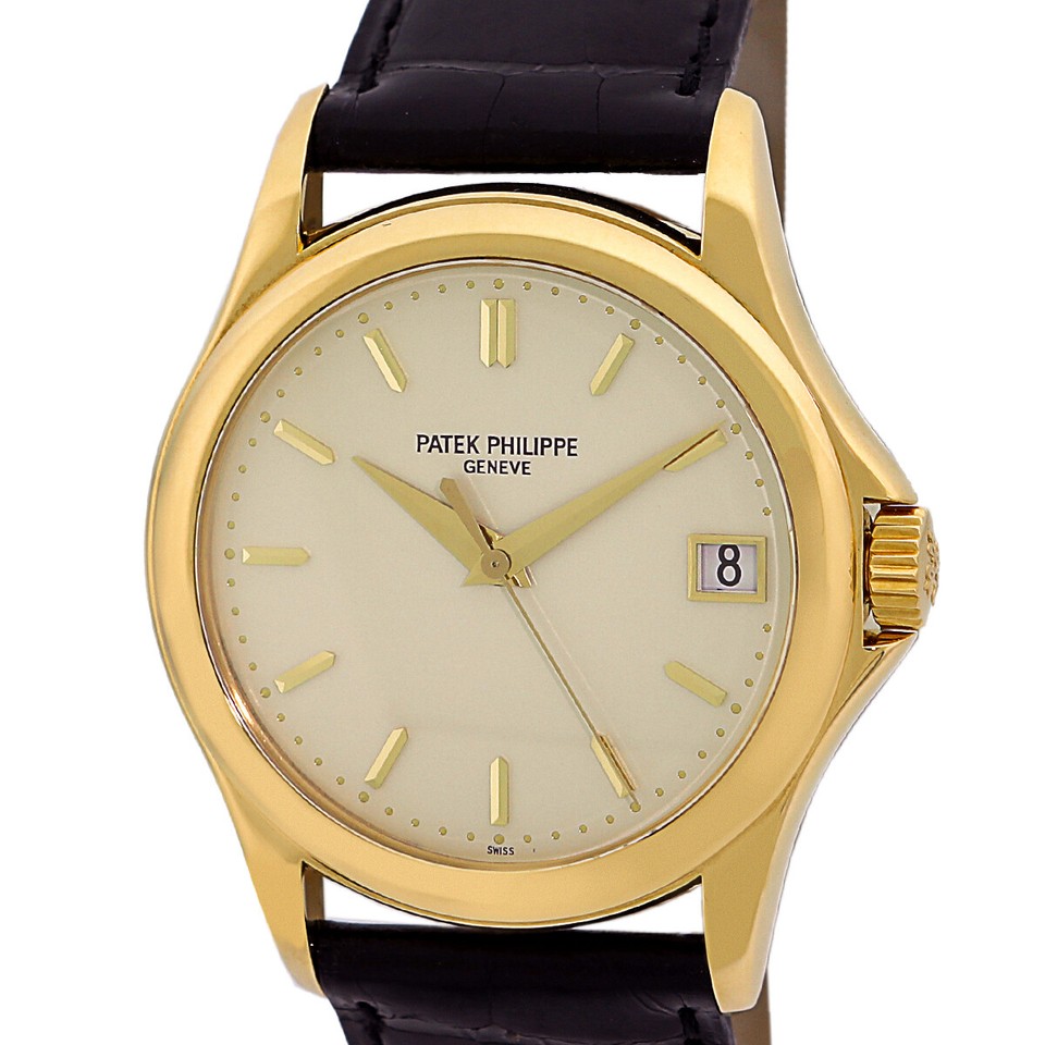 PATEK PHILIPPE 18K Yellow Gold 37mm Calatrava 5127J Box Warranty MINTY ...