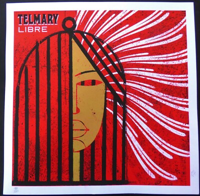 TELMARY / Rare Signed CUBAN Screen-print Salutes Afro Cuba Rapper + LP ...