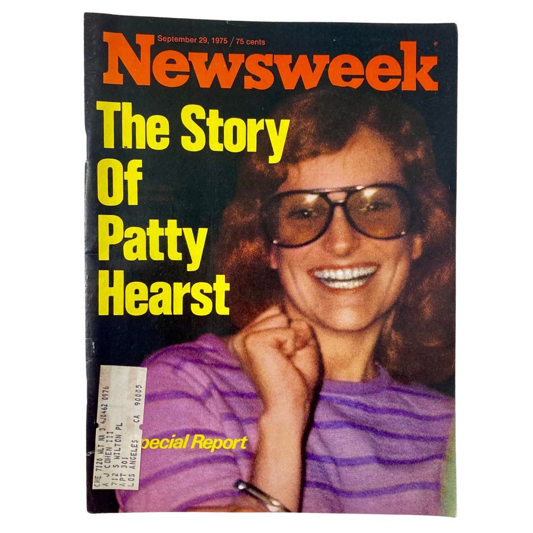 VTG Newsweek Magazine September 29 1975 The Story of Patty Hearst VG | eBay