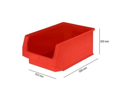 50 x Sichtlagerkästen SSI Schäfer LF 532 L 500 x B 312 x H 200 ( nur ...