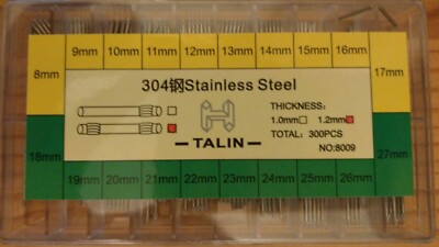 Knurled Pins Replacement For Rolex Bracelet - With 20 Sizes Box Of 300 ...