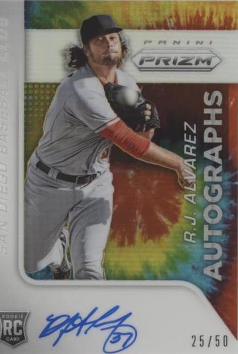 2015 Panini Prizm - Autographs R.J. Alvarez #68 Tie-Dye Prizm /50 (AU ...