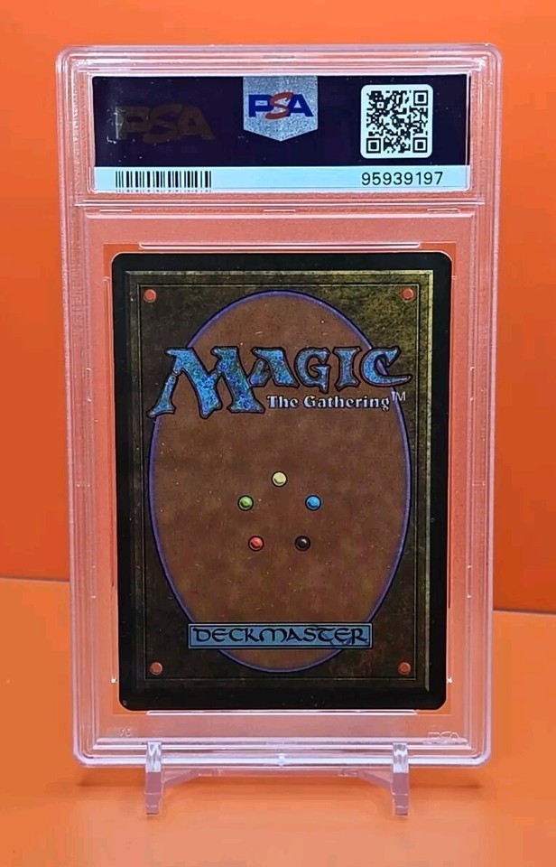 ⚫️⚫️⚫️ 1994 Magic The Gathering DEMONIC TUTOR REVISED 3RD EDITION PSA 9 ...