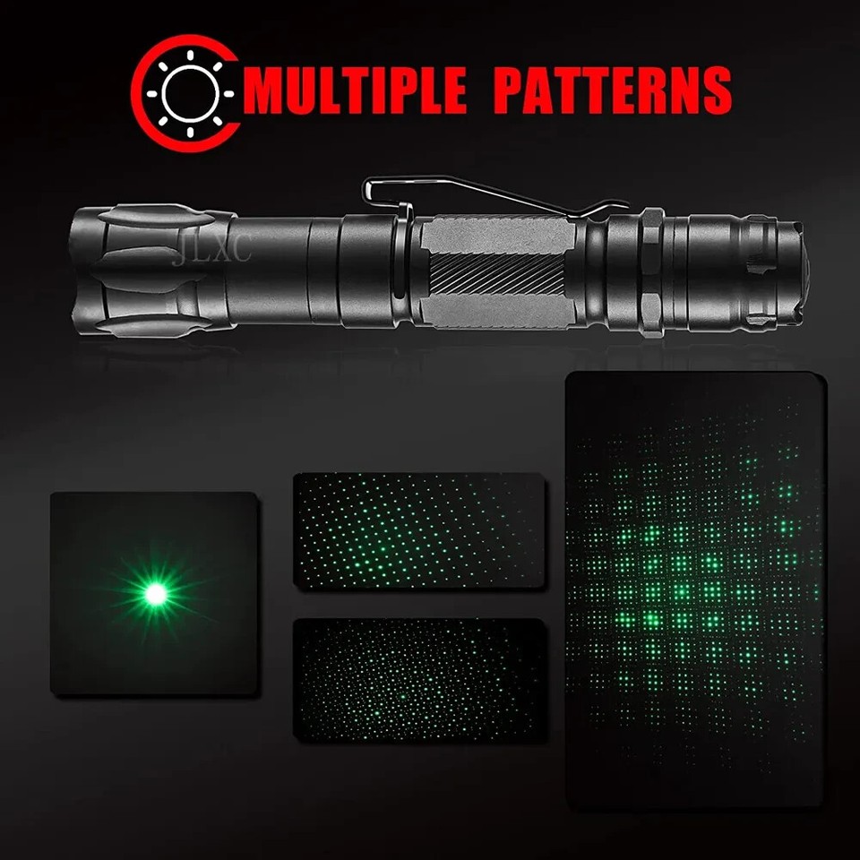 6000Mile Green Laser Pointer Lazer Pen High Power Visible Beam Light ...