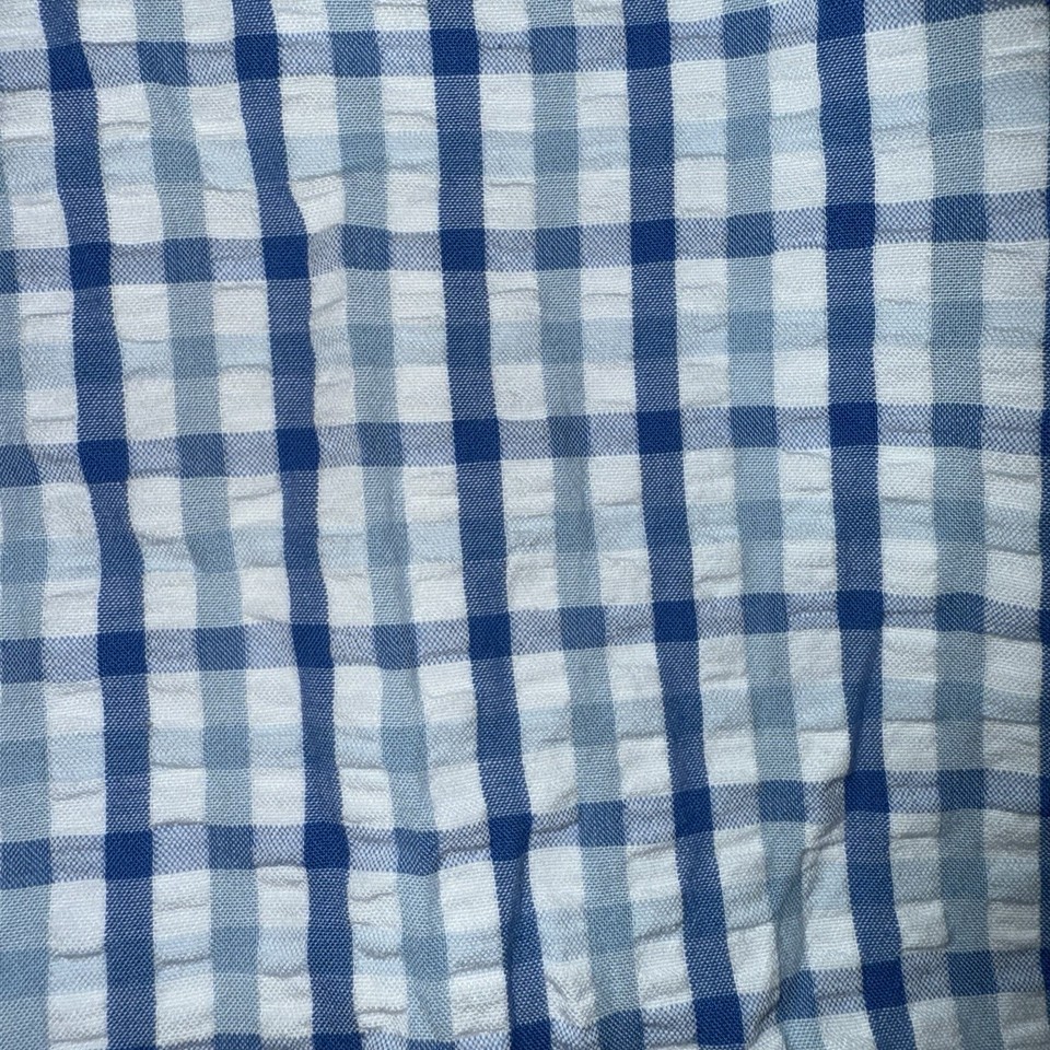 Jack Wills Classic Fit Long Sleeve Button Up Men Large Seersucker Check ...