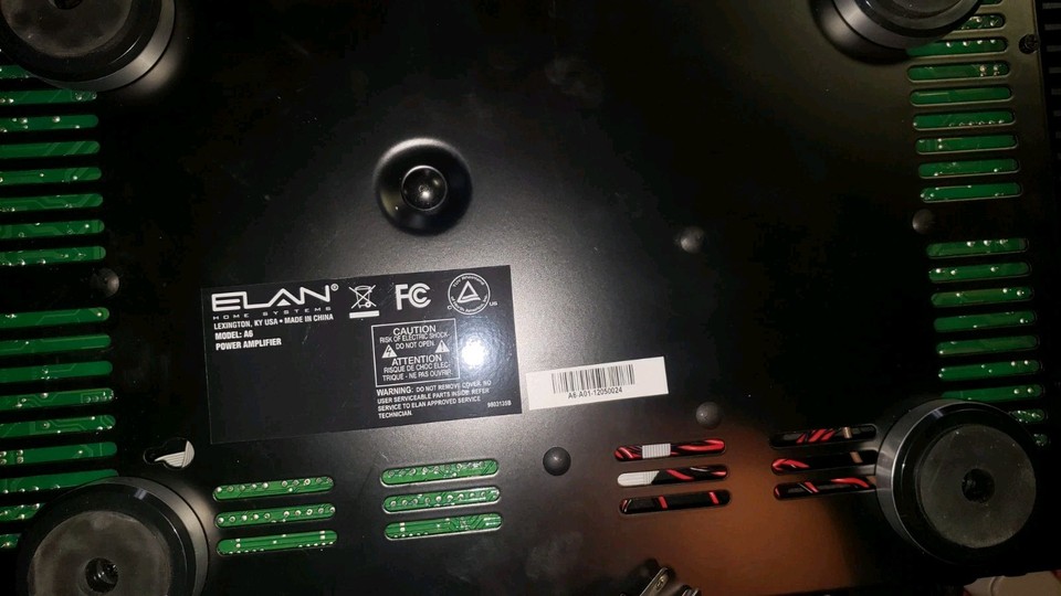 Elan A6 6 Channel Home Theater/ Zone Power Amplifier | eBay