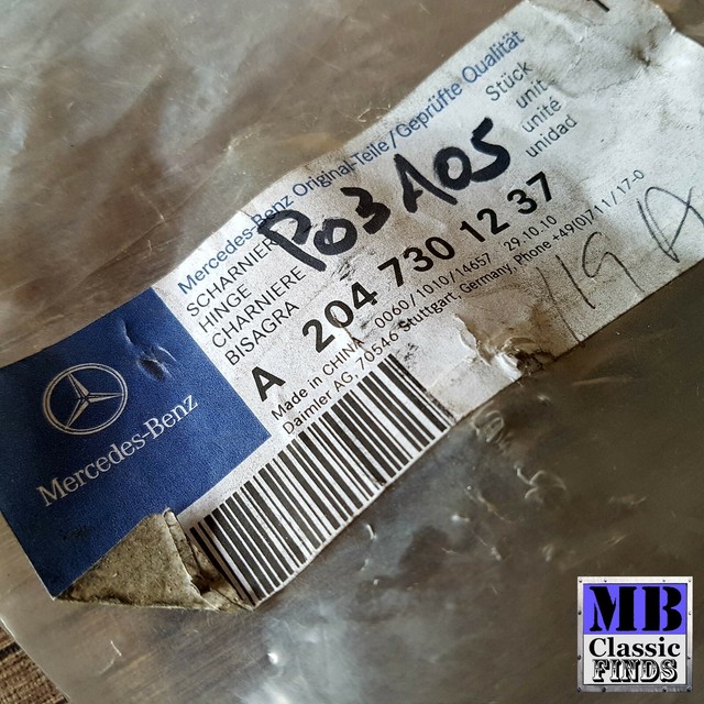 Genuine Mercedes-Benz Lower Hinge 2047301237 OEM for sale online | eBay