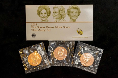 2016 FIRST SPOUSE BRONZE MEDAL SERIES Three-Medal Set w/OGP | eBay