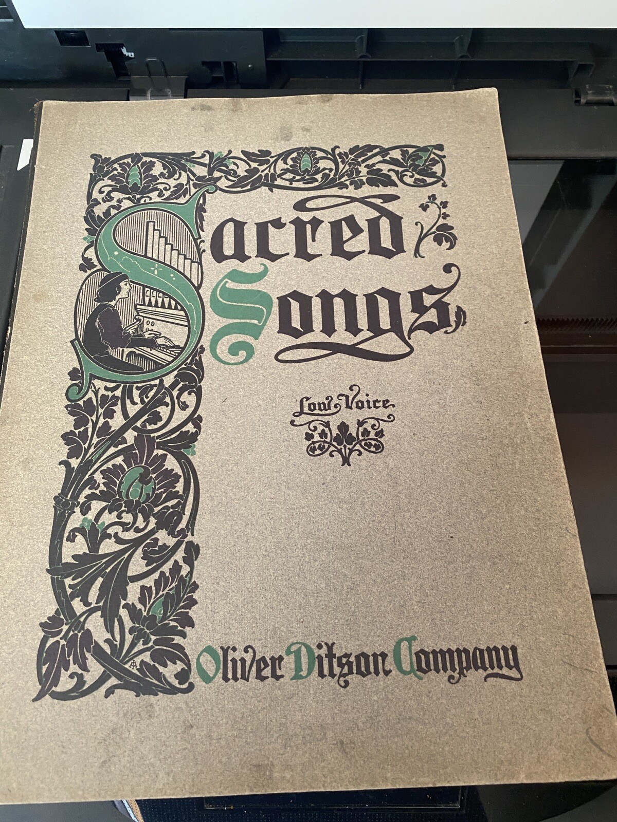 Sacred Songs For Low Voice 1904 Oliver Ditson Company Very RARE ...