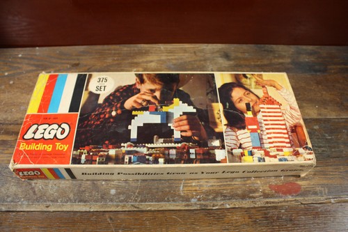 Lego No. 375 Building Toy Vintage 1960s Assorted Piece Set & Original ...