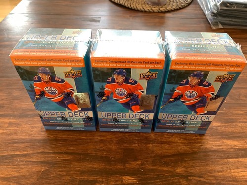 (3)- Upper Deck 2016-17 Series 1 Sealed Blaster & Boxes 6 Young Guns ...
