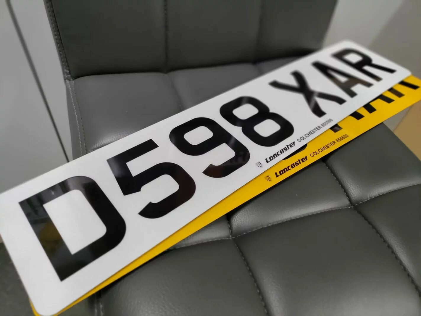 Pair Of Reproduction Retro Dealership Dealer Style Car Number Show ...