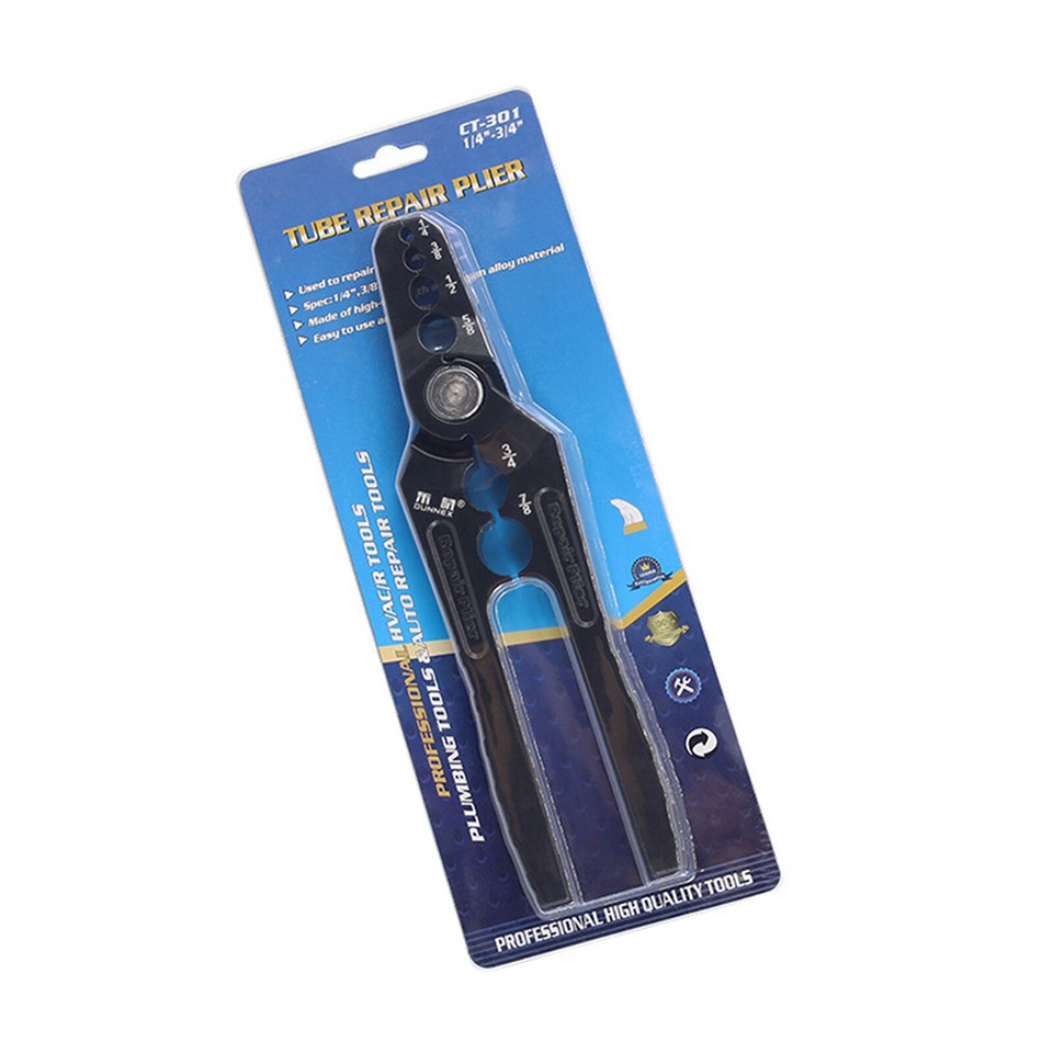 CT-301 Manual Refrigeration Pliers Copper Tube Rounder Flat Tube ...