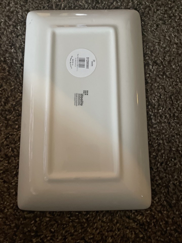 Steelite Urban Gray Rectangle Plate 10 1/4” X 6 1/4” Made In England ...