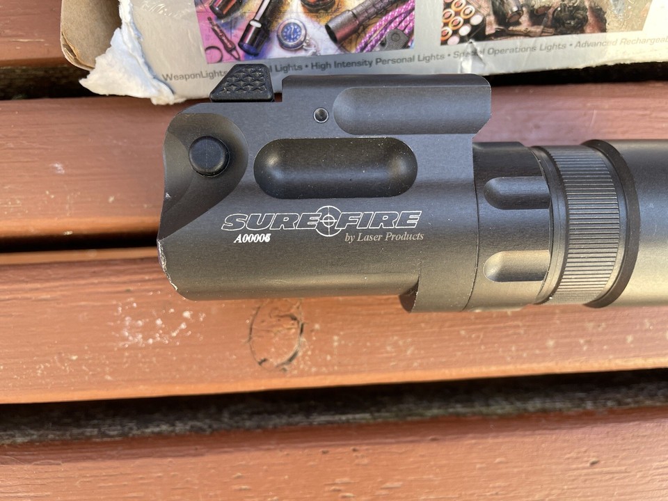 RARE! Surefire M117/M111 9V Flashlight Weaponlight #005 Crosshair m3 m2 ...