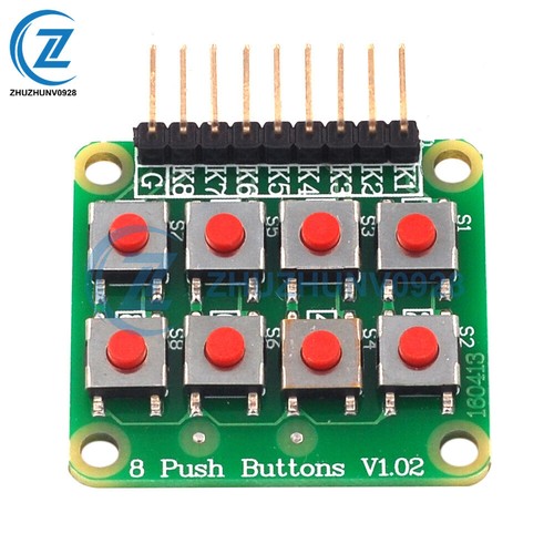 New 8 Button Tactile Switch Matrix 8 Keypad Keyboard Board Module for ...