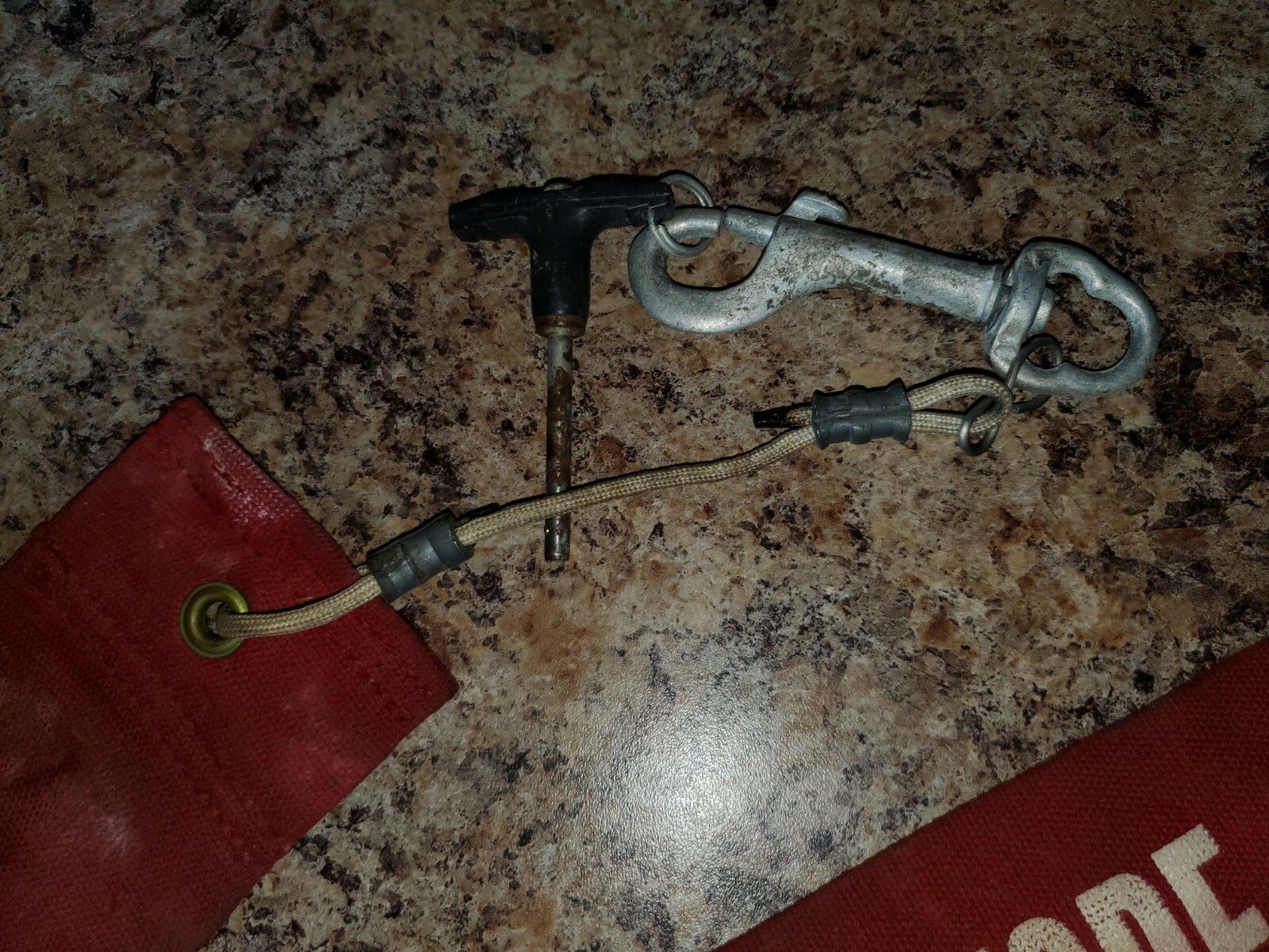 QTY: 1 - Used Learjet / Citation Thrust Reverse Lock Pin & Streamer ...