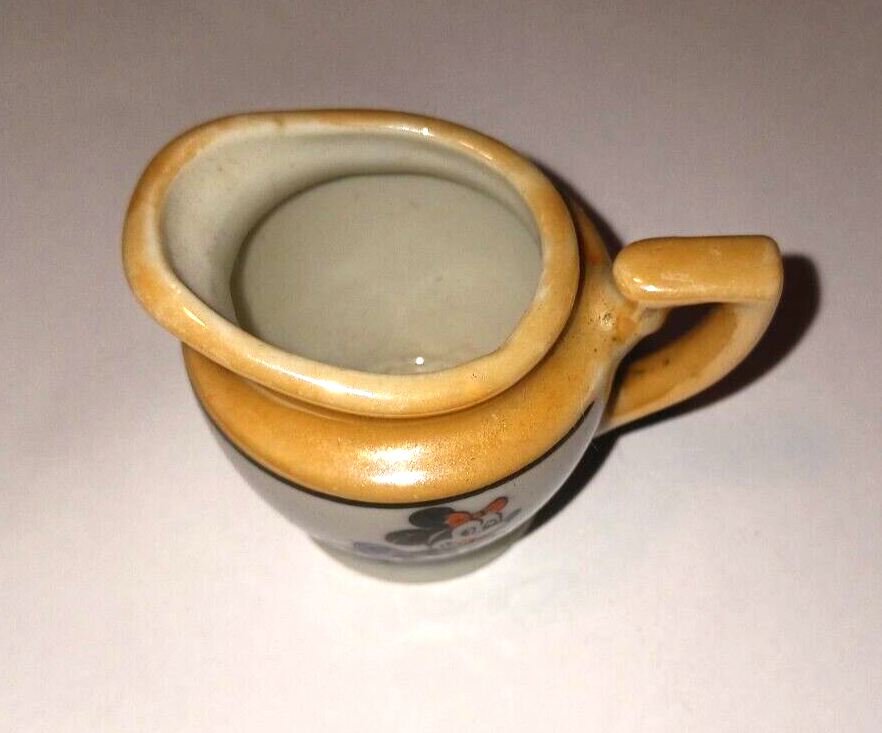 Vintage Minnie Mouse Knock-off Child's Toy Creamer Pitcher Ceramic 2 ...