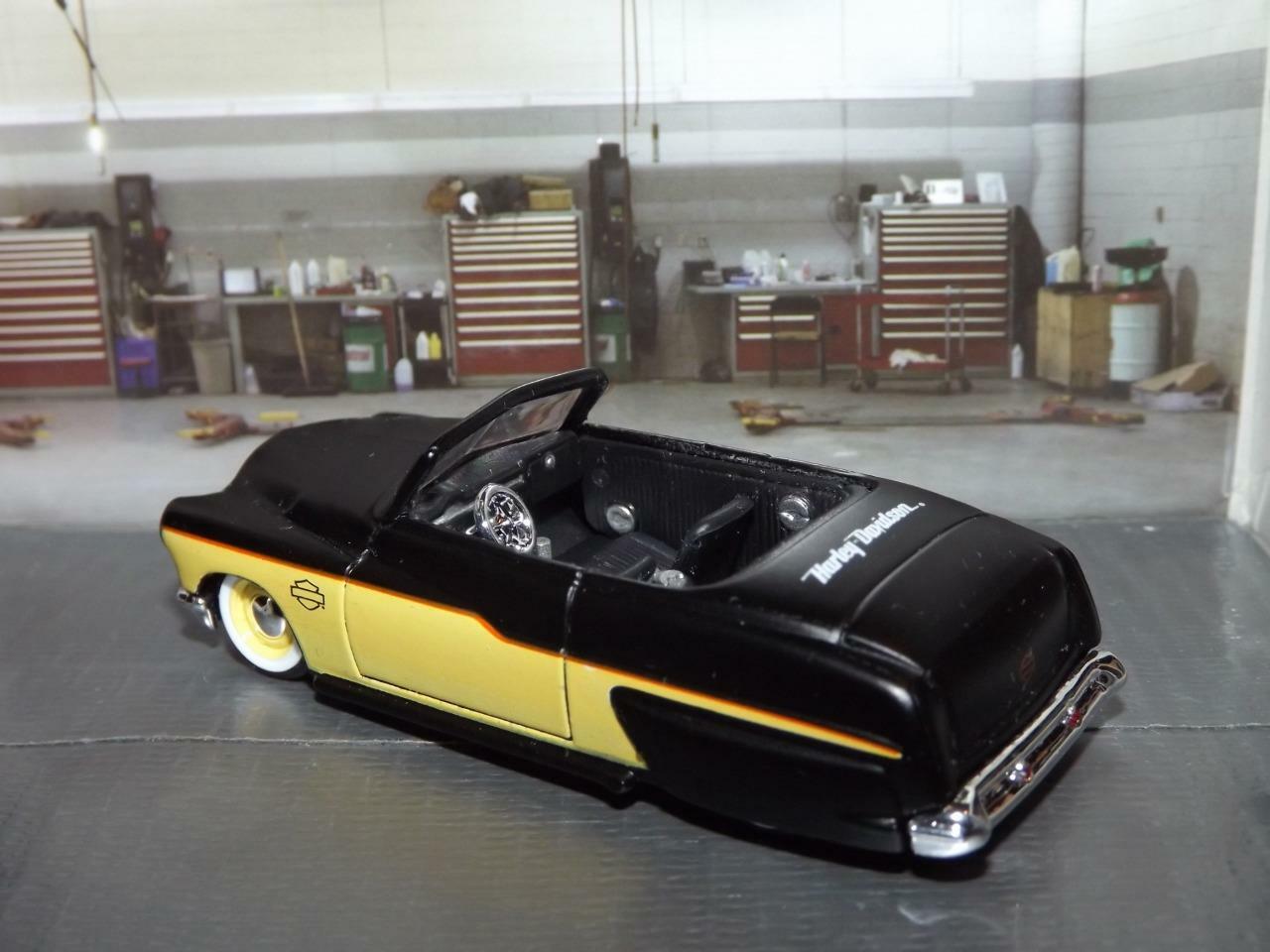 1950 MERCURY CONVERTIBLE CACHO CUSTOM HARLEY DAVIDSON DIE CAST MUSCLE ...
