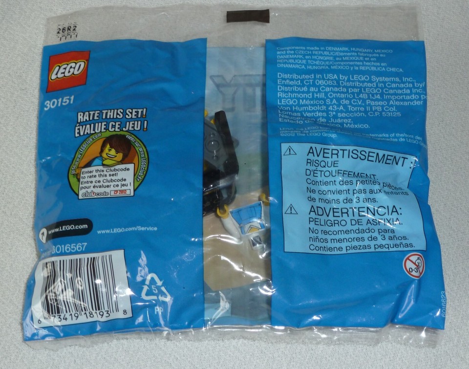 Lego 30151 Mining Dozer polybag New Sealed City Construction | eBay