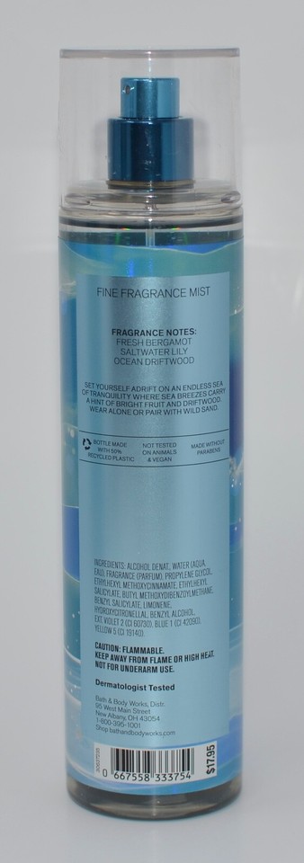 2 NEW BATH & BODY WORKS ENDLESS SEA FINE FRAGRANCE MIST SPRAY 8 OZ ...