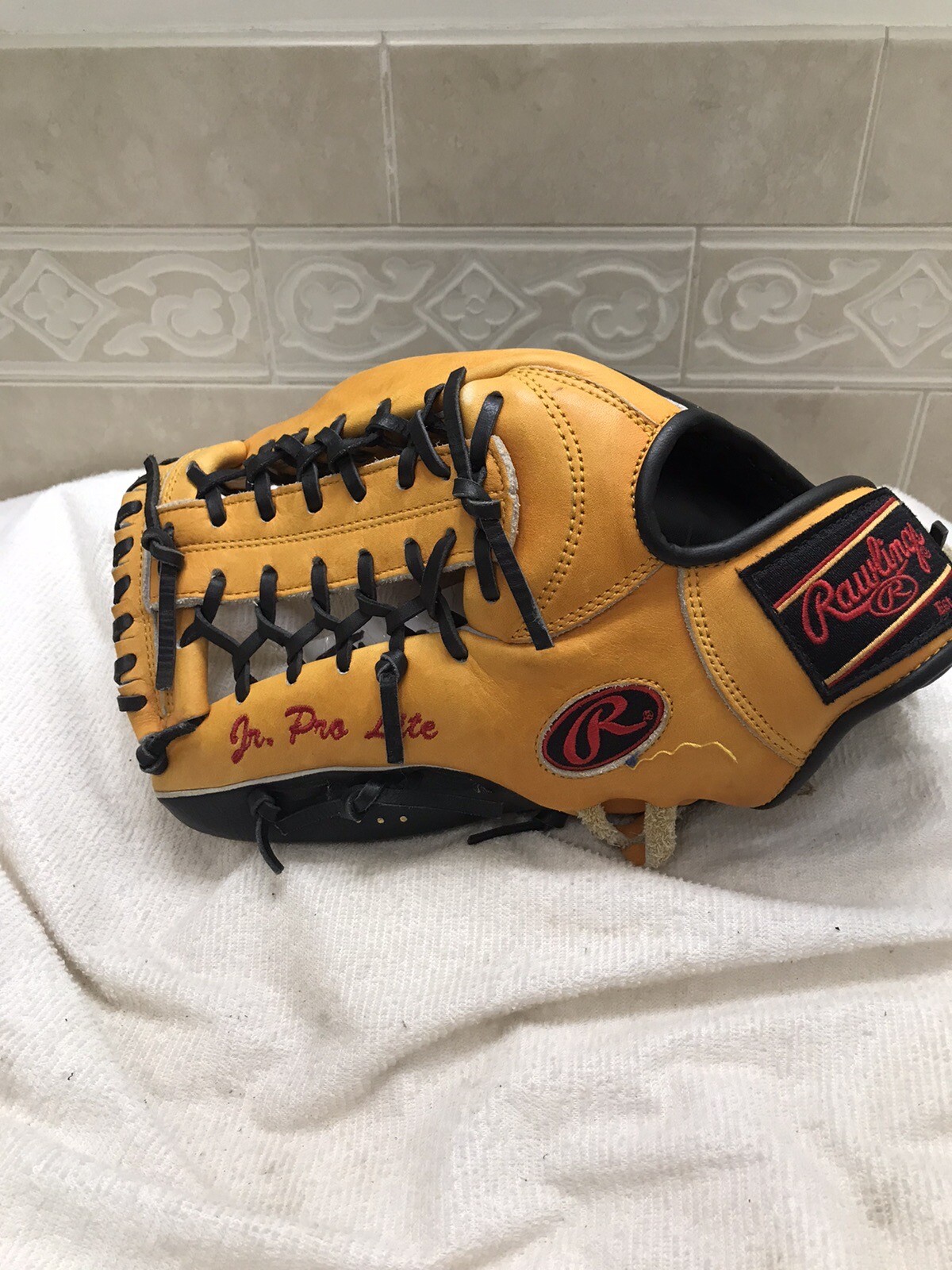 Rawlings Junior Pro-Lite Series Trapeze Boys 12” Baseball Glove Left ...