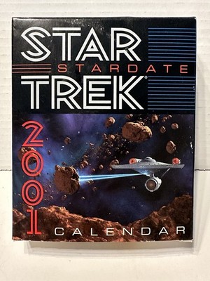 Star Trek 2001 Stardate Desk Calendar Original Series Next Generation ...