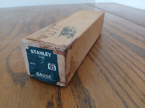 Vntge STANLEY No. 91 Double Beam Mortise Marking Gage Gauge Scribe ...