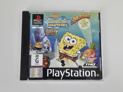 **BEST PRICE** SpongeBob SquarePants: Supersponge PS1 COMPLETE ...