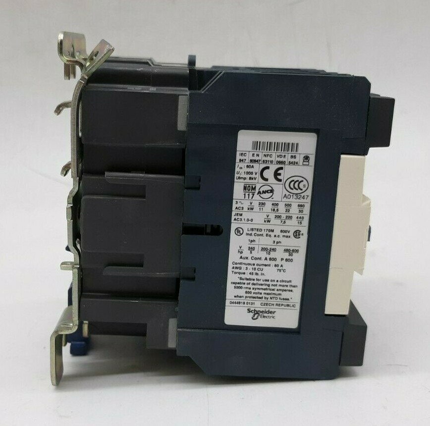 Telemecanique LC1D40004 60 Amp Contactor 4 Pole 480 Volt Coil Tested ...
