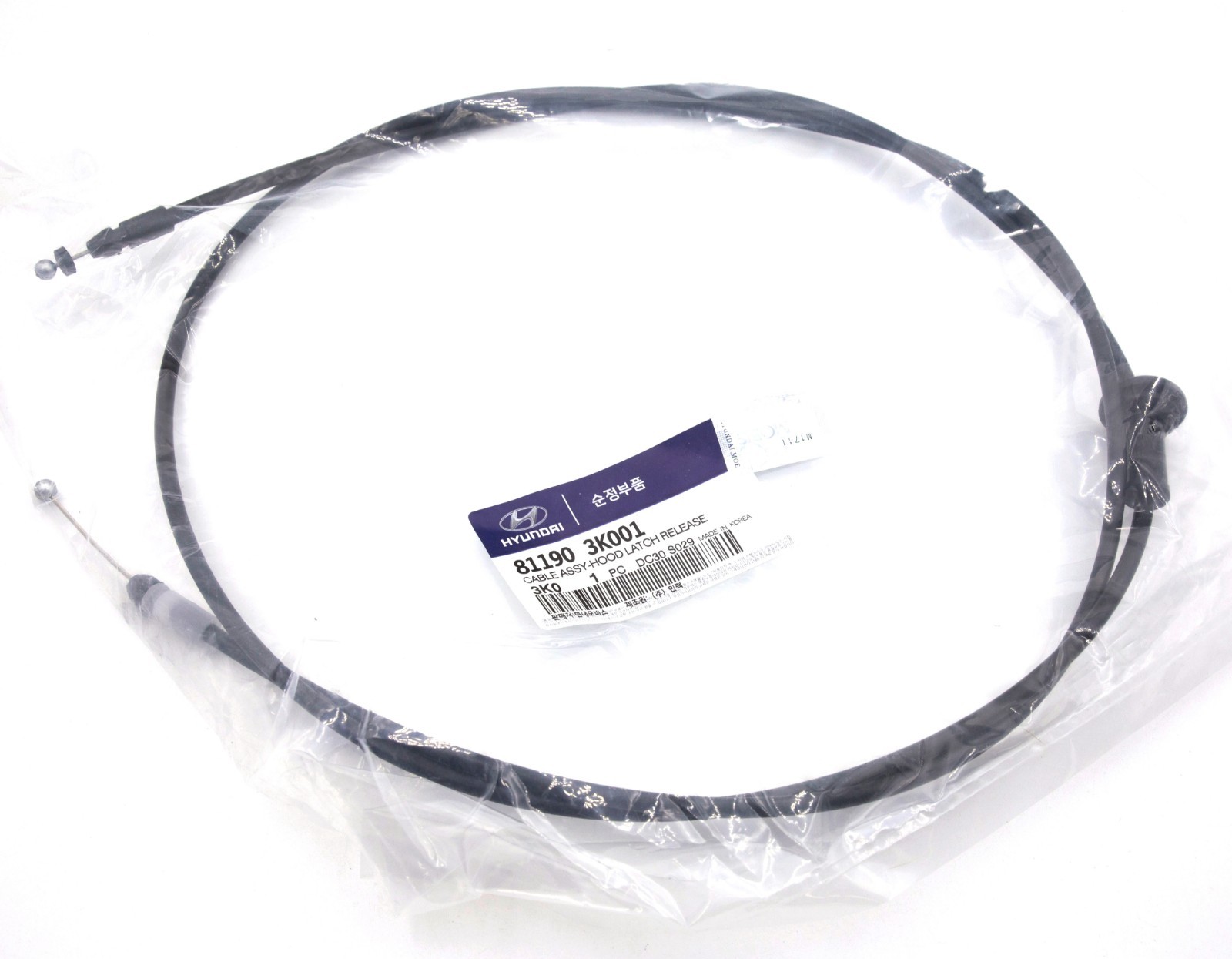 2006-2010 Hyundai Azera Sonata Hood Latch Release Cable | 811903K001 ...