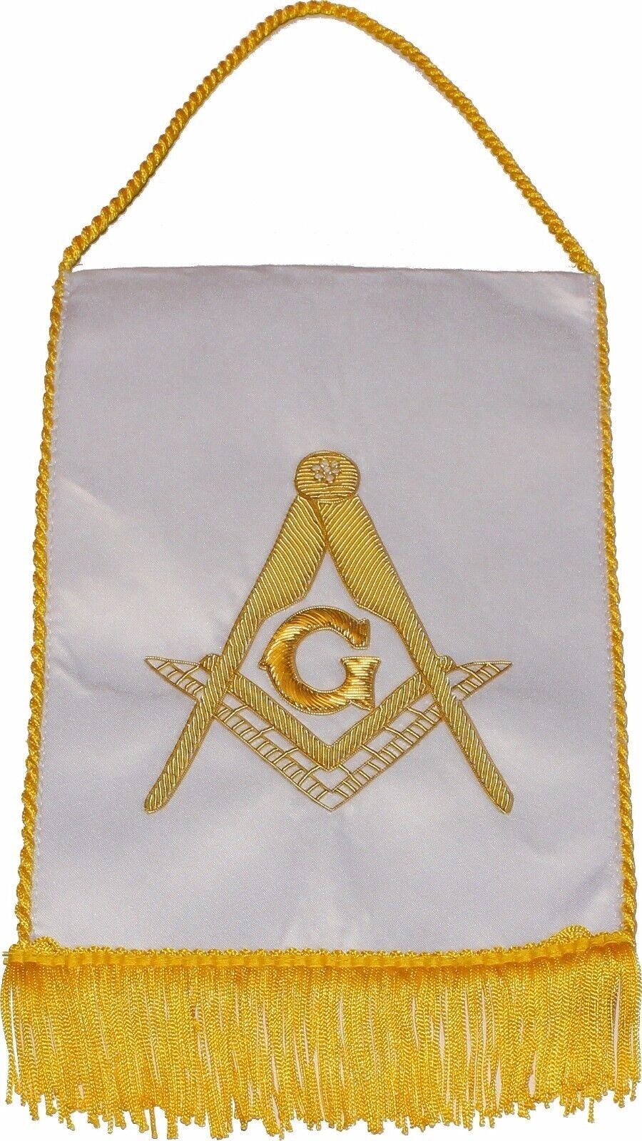 MASONIC MASTER MASON TABLE BANNER HAND EMBROIDERED | eBay