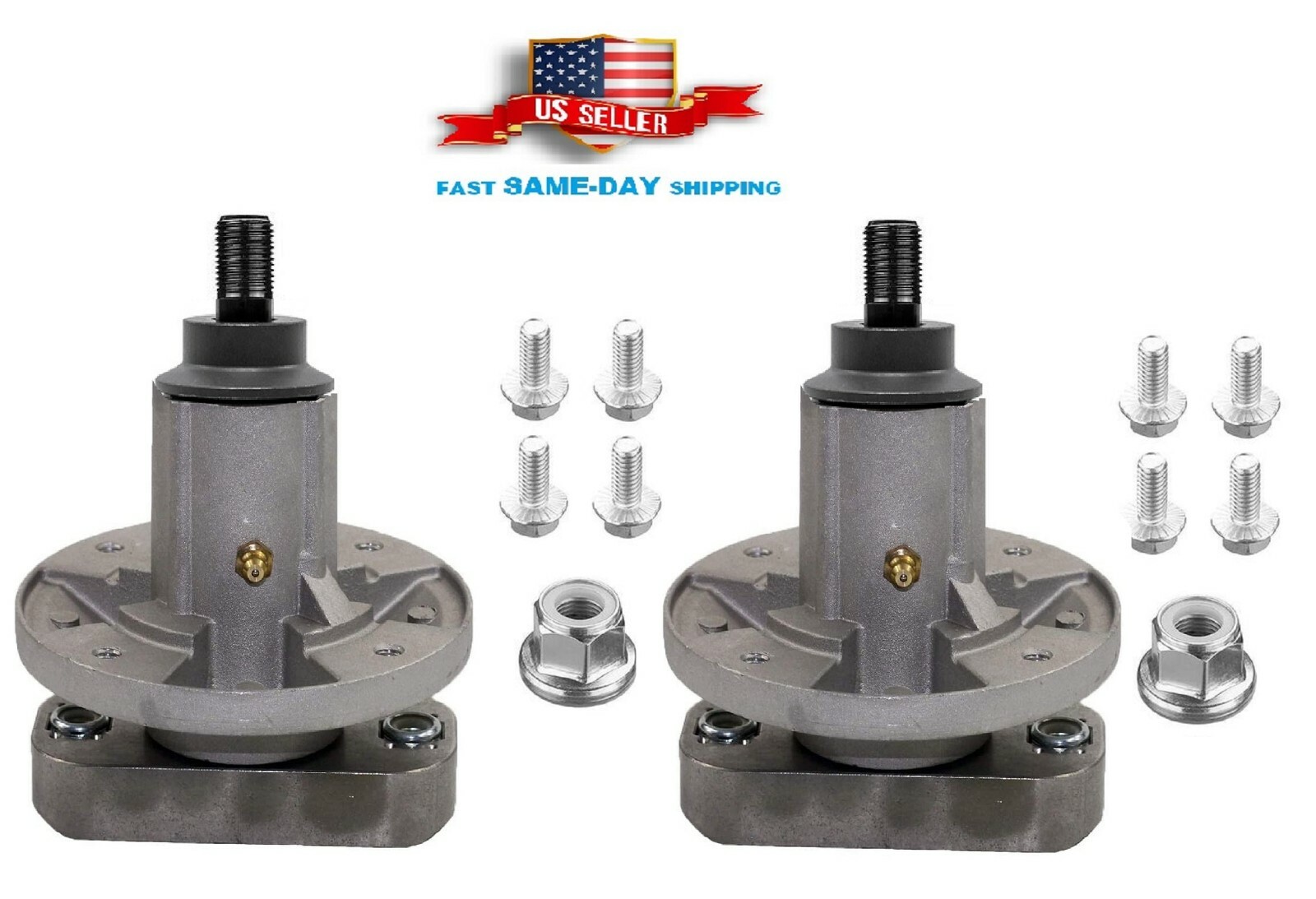 2 Spindle Assembly For John Deere Scotts L17.542 L1742/ Sabre 1642HS ...